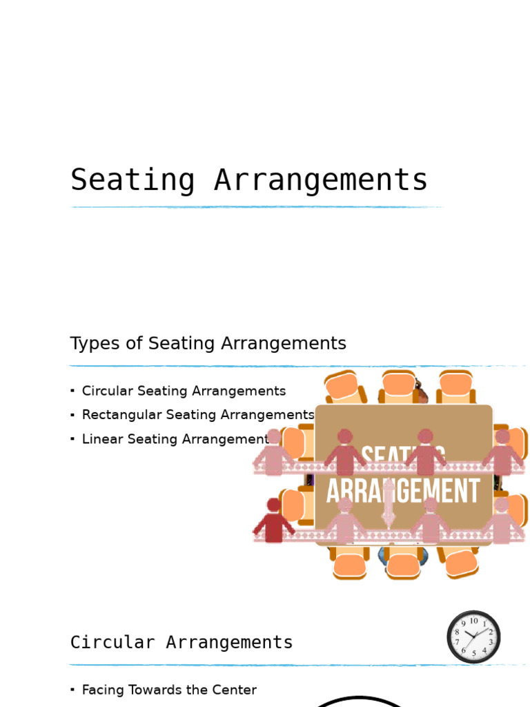 Seating Arrangements | PDF