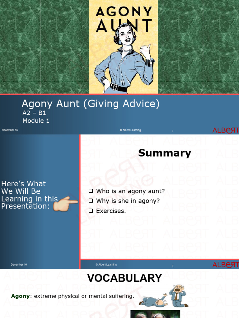 Understanding Agony Aunts: A Guide | PDF