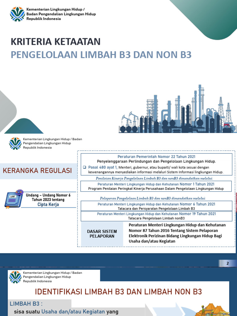 Pengelolaan Limbah B3 dan Non B3 | PDF