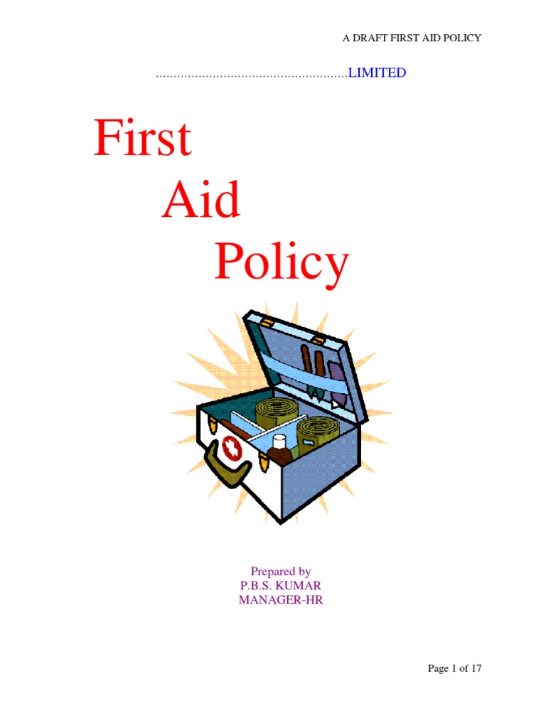 A First-Aid Policy | PDF | First Aid | Emergency