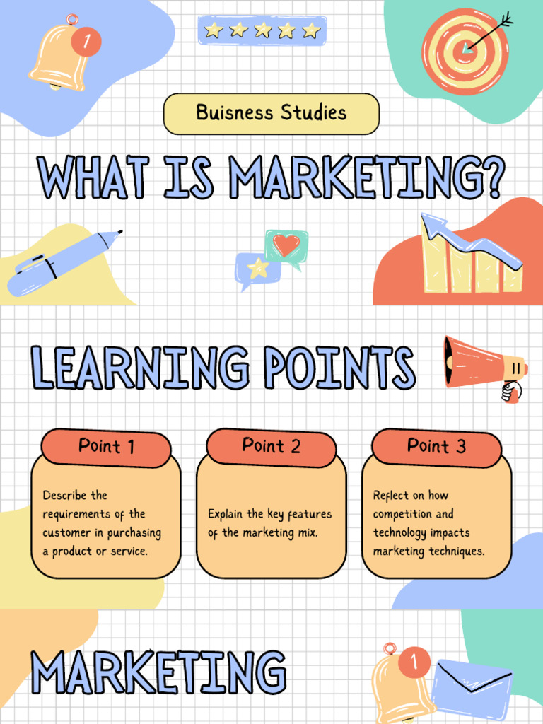 Marketing Business Studies Presentation in A Colorful Style | PDF ...