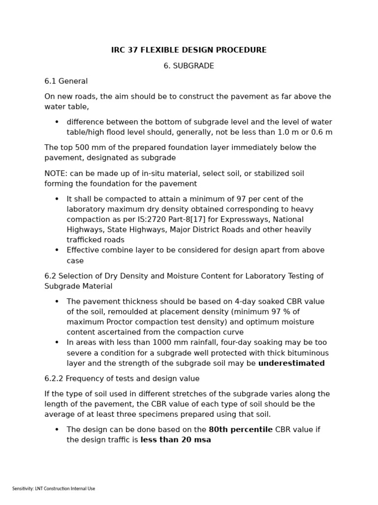 Irc 37 Flexible Design Procedure | PDF | Young's Modulus | Continuum Mechanics