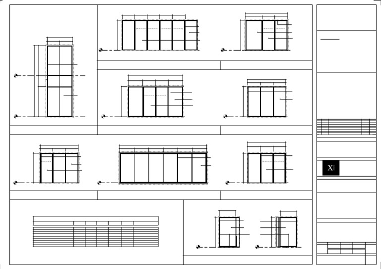 242 Naz A 603 Curtain Wall Schedule | PDF | Wall | Door
