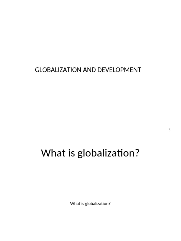 LECTURE TEN Globalization | PDF | Globalization | Voyages Of ...
