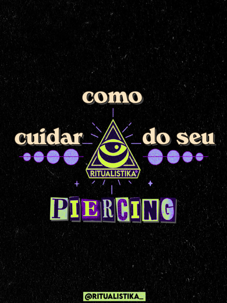 Como cuidar do seu piercing | PDF