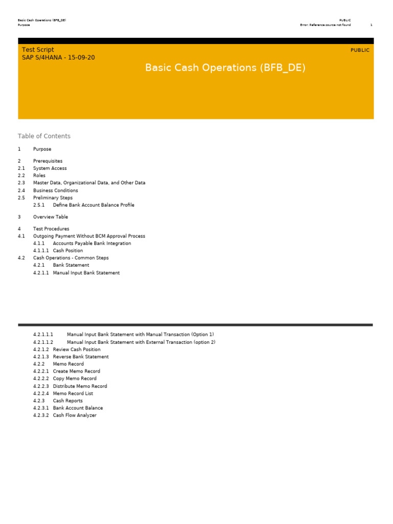 Basic Cash Operations Test Procedures | PDF | Accounts Payable | Banks