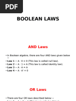 Boolean Algebra Laws Overview | PDF
