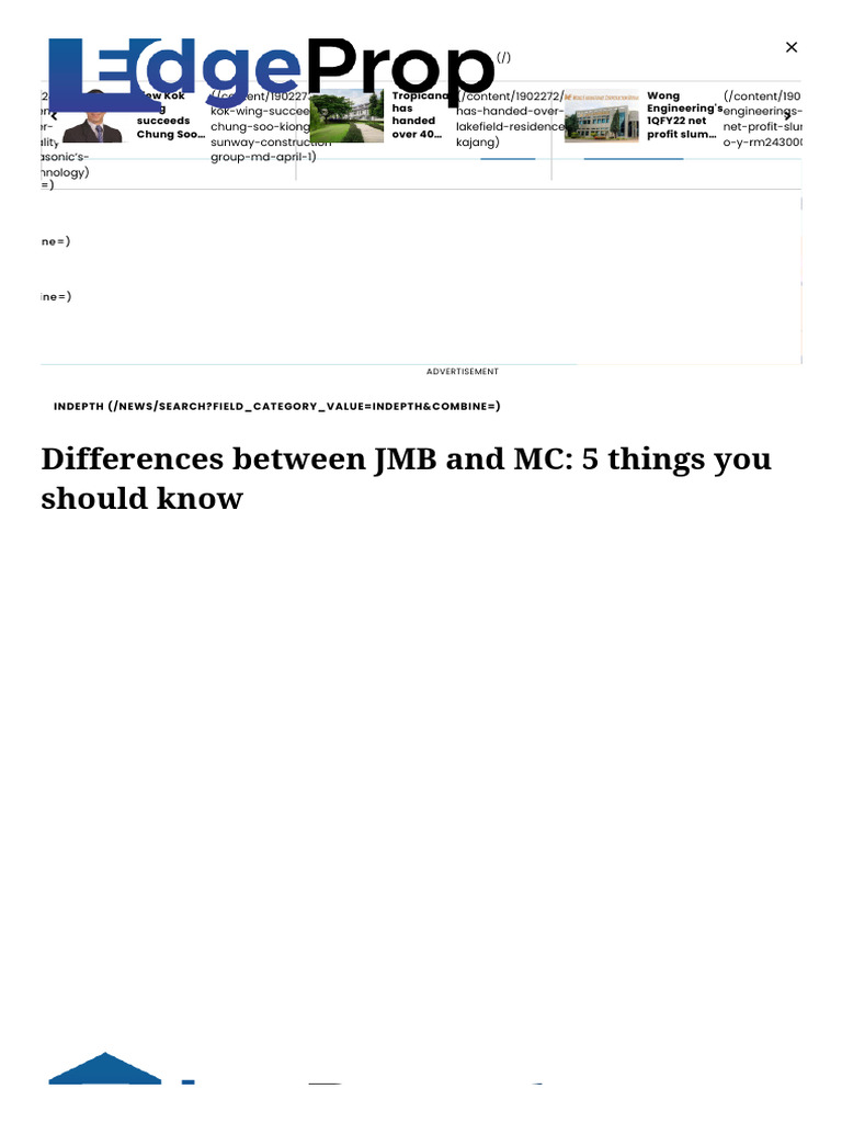 JMB vs MC: Key Differences Explained | PDF | Housing | Residential ...