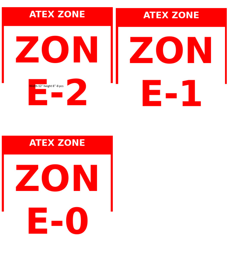 ATEX ZOne Signage | PDF