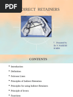 Indirect Retainers in RPD | PDF | Dentures | Dentistry Branches