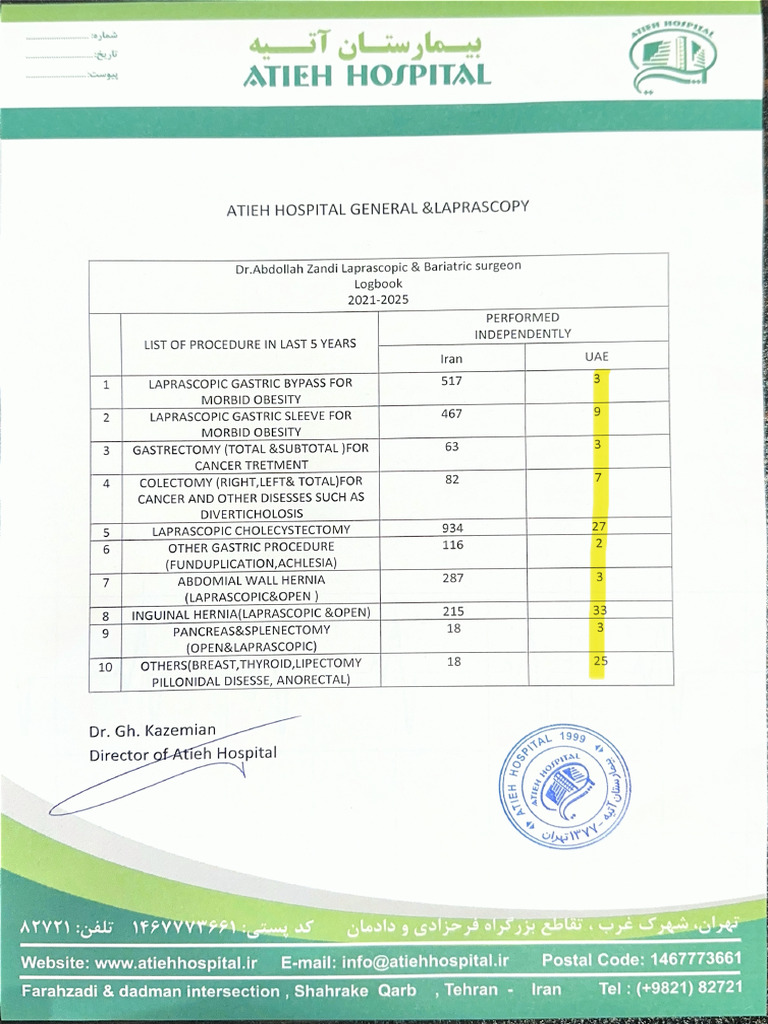 Atieh Hospital | PDF