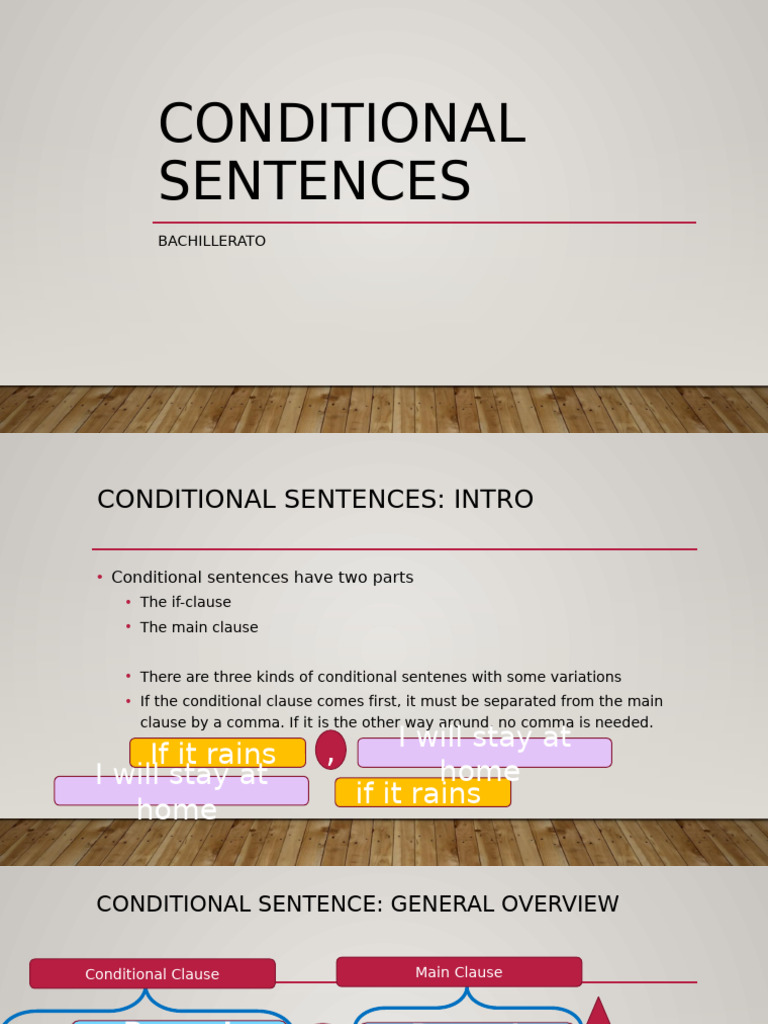 Conditional Sentences | PDF | Verb | Interpretation (Philosophy)