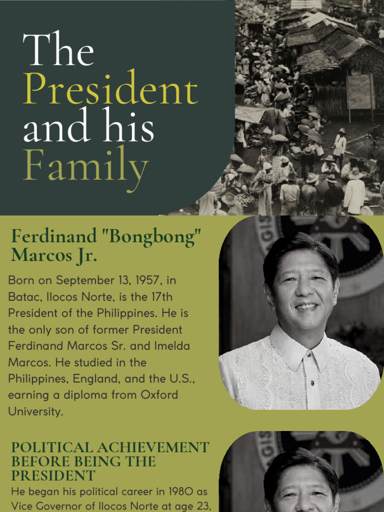Bongbong Marcos: Family and Achievements | PDF | Philippines | Presidencies