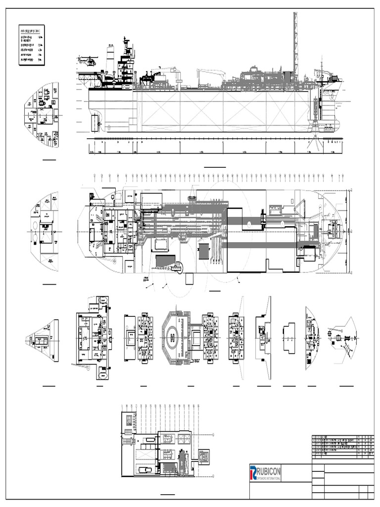 General Arrangement ROI-004-J-00-XD-000001 Rev 5 | PDF | Watercraft | Ships