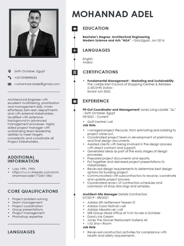 17-Mohannad Adel CV Updated | PDF | Business