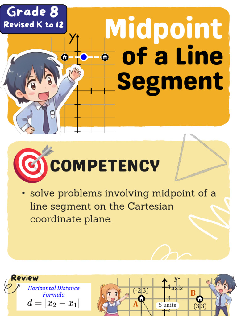 3 Midpoint of A Line Segment | PDF | Cartesian Coordinate System | Space