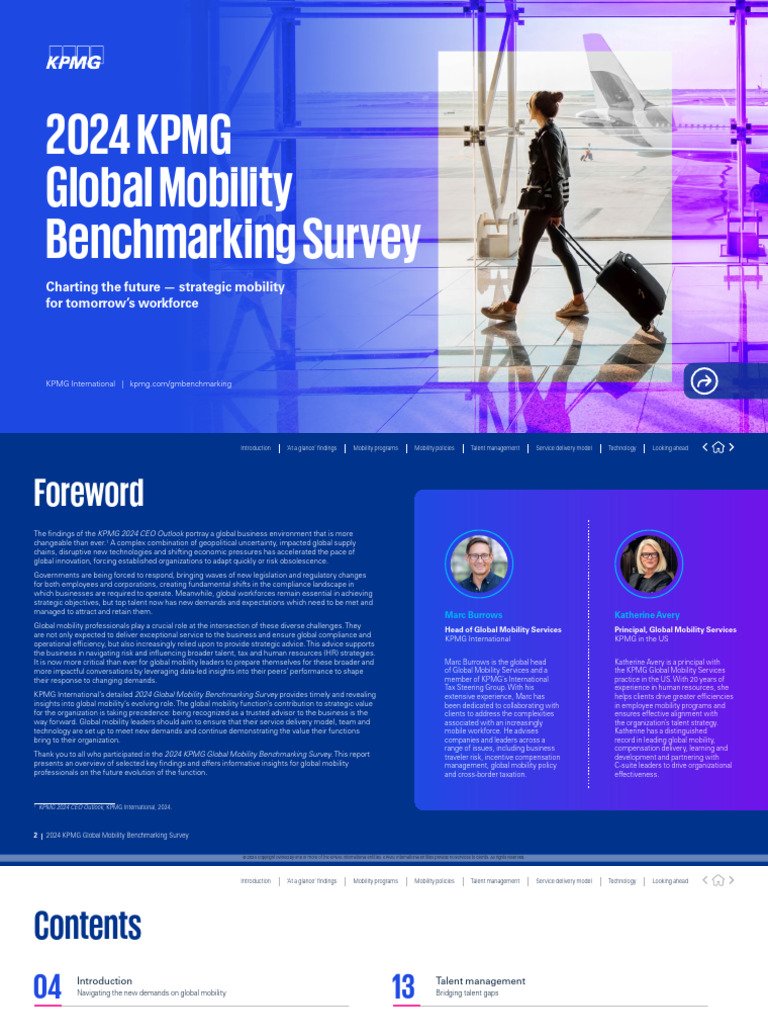 2024 Global Mobility Benchmarking Insights | PDF | Talent Management ...