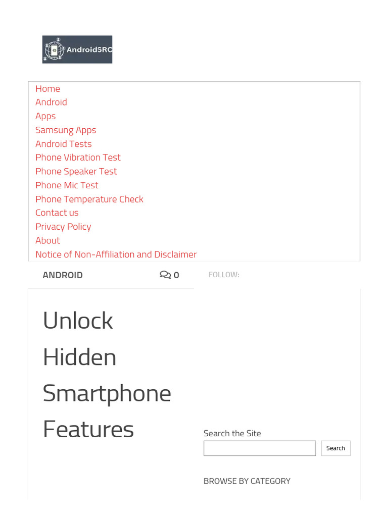 Android Secret Codes Uncovered | PDF | Smartphone | Android (Operating ...