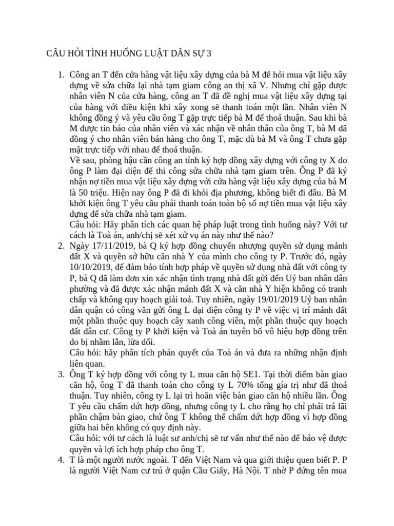 Tình Huông Lds3 - Nga | PDF