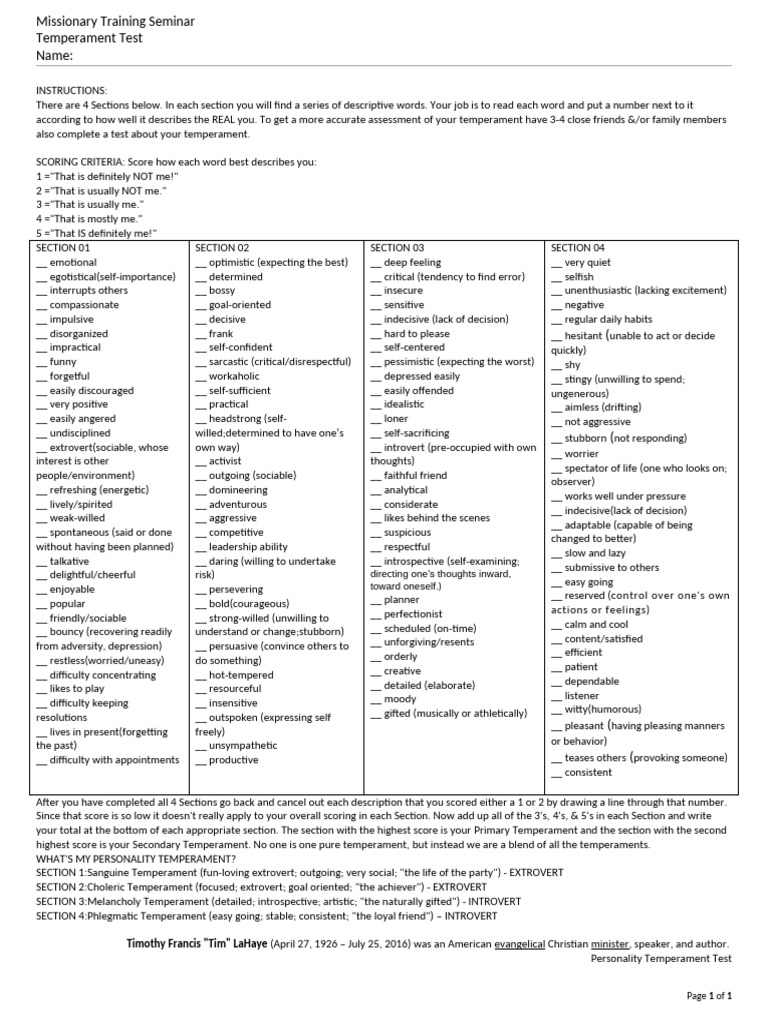 05b Temp Test - Mts 2023 | PDF | Extraversion And Introversion ...