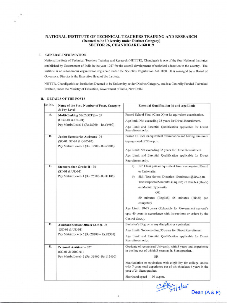 General Instruction Non Teaching | PDF