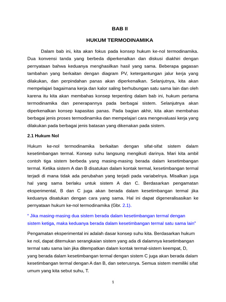 Hukum Termodinamika dan Diagram PV | PDF