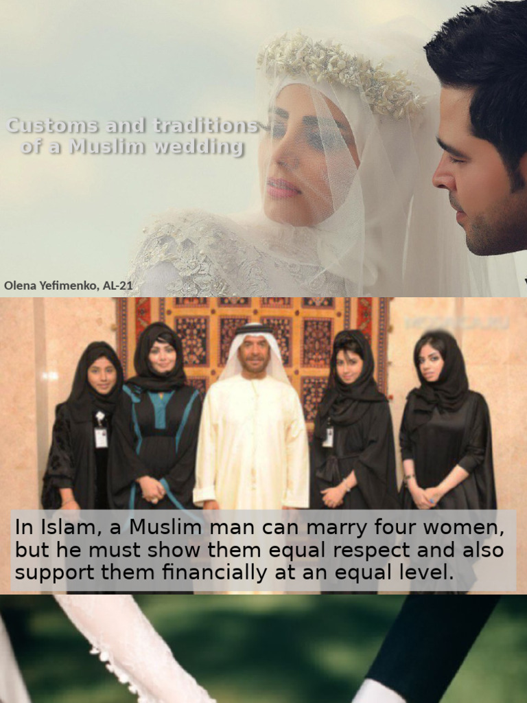 Muslim Wedding Customs and Traditions | PDF