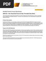 Din 912 | PDF | Steel | Metals