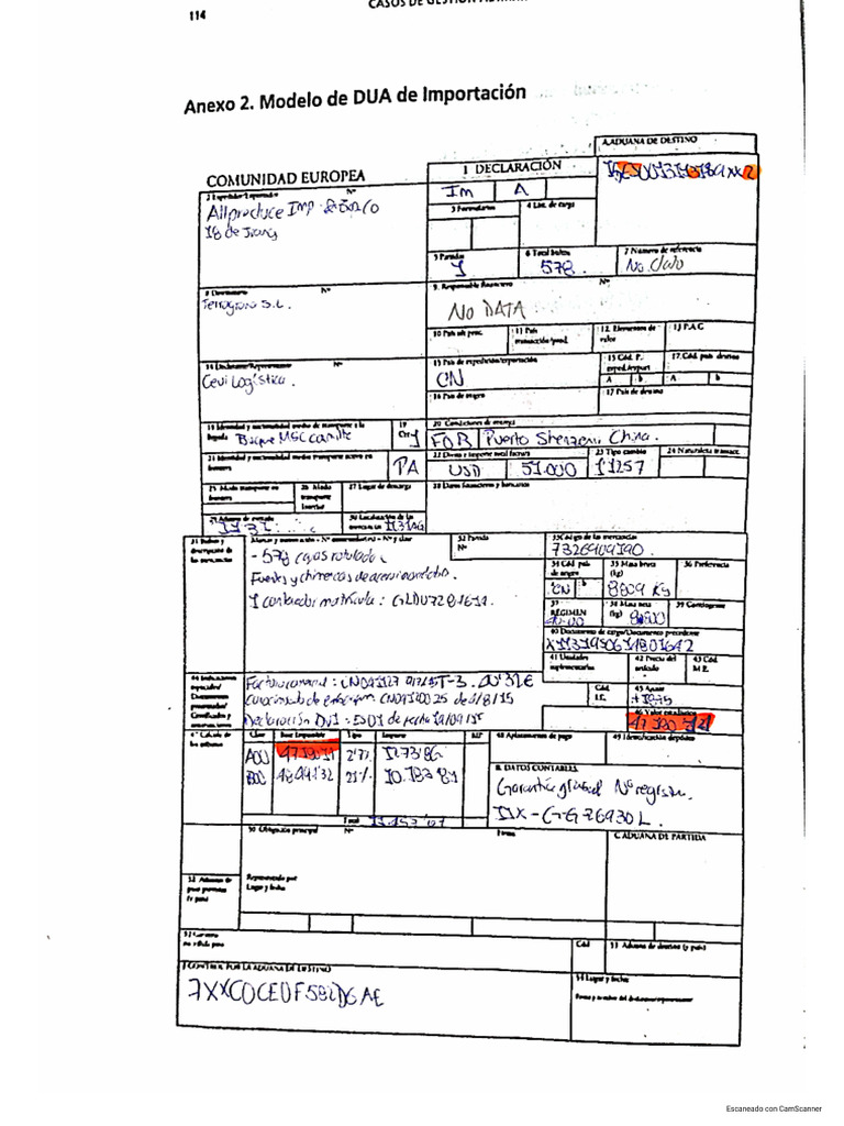 Ejercicio Importación - David Masso | PDF