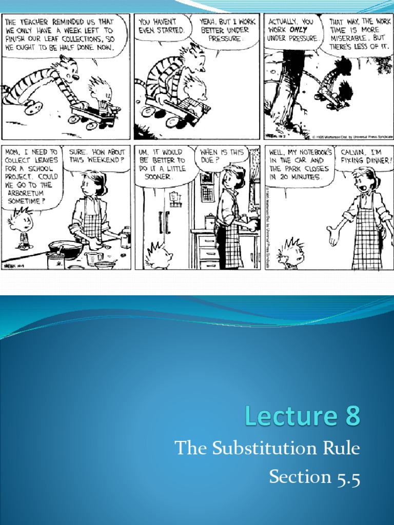 Mastering the Substitution Rule in Integrals | PDF