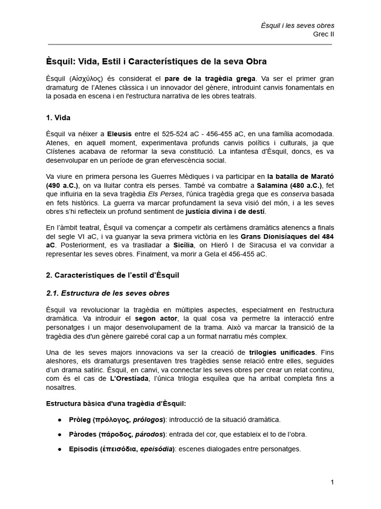 GREC - Èsquil | PDF