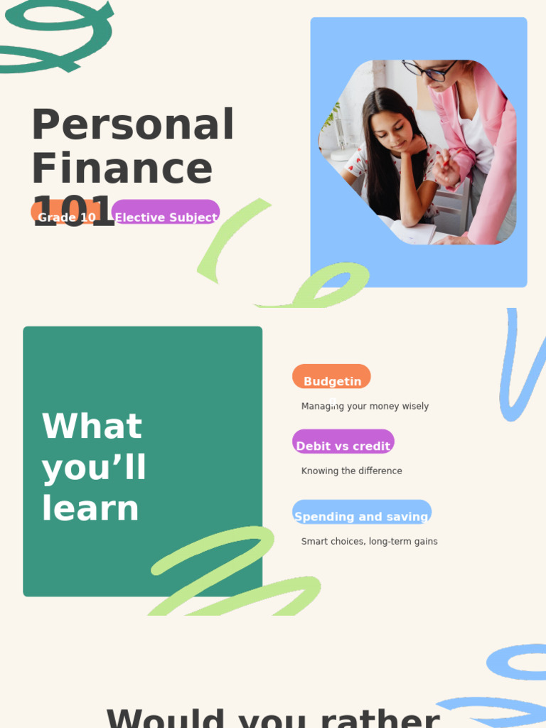 Personal Finance Basics for Teens | PDF | Credit Card | Debit Card