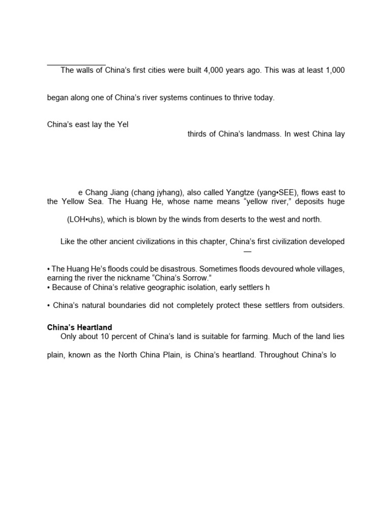 River Dynasties in China | PDF | China | World Politics