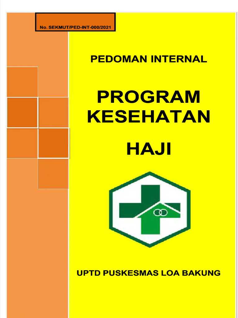 PDF Pedoman Program Kesehatan Haji 2021 Compress | PDF