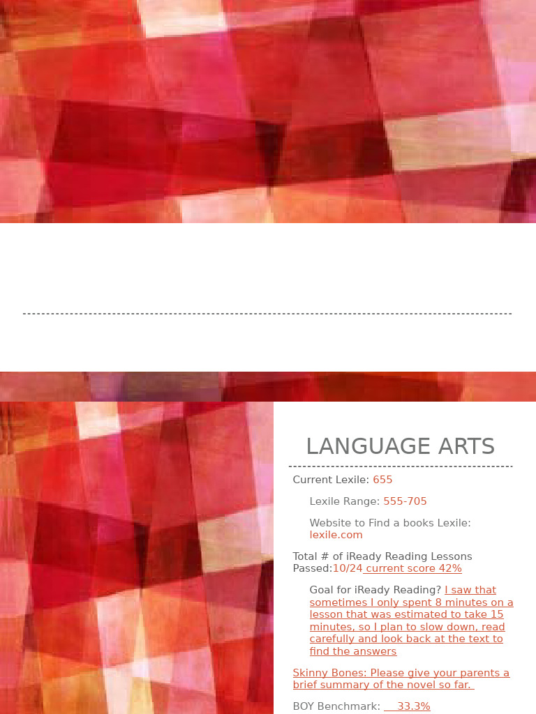 Student Led Conference | PDF