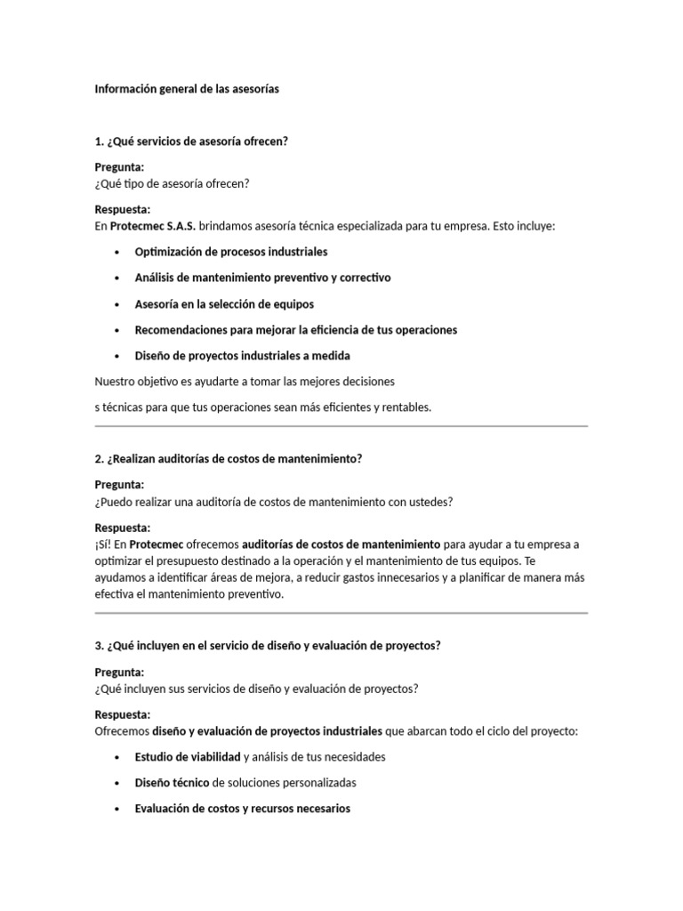 Manual de Preguntas y Respuestas | PDF | Diseño | Presupuesto