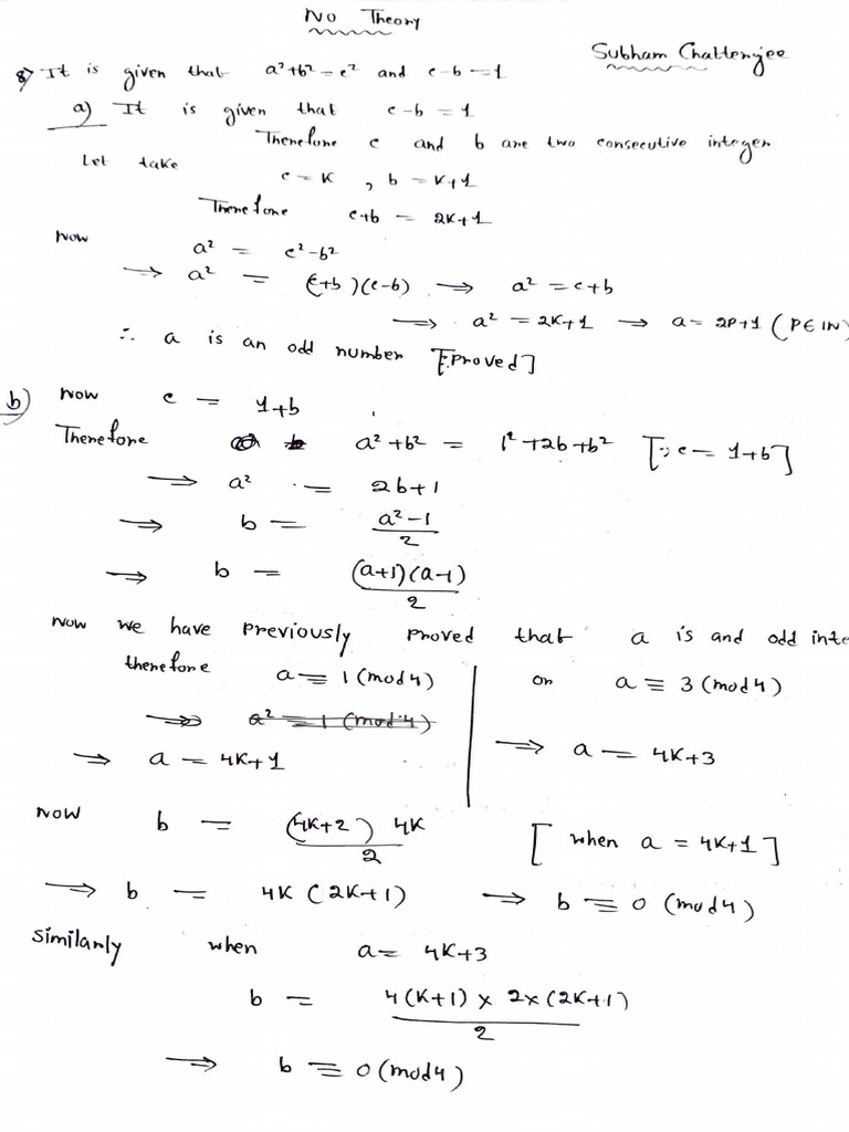 Mathematical Proofs and Congruences | PDF
