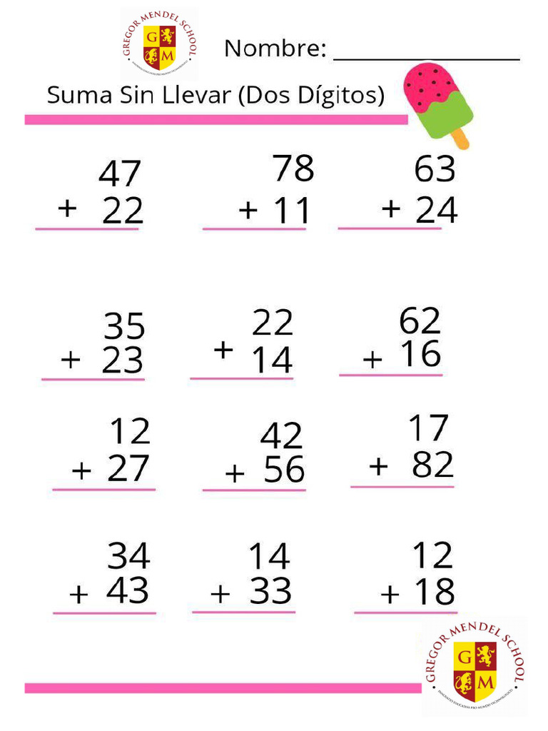 Suma y Resta 2 Primaria | PDF
