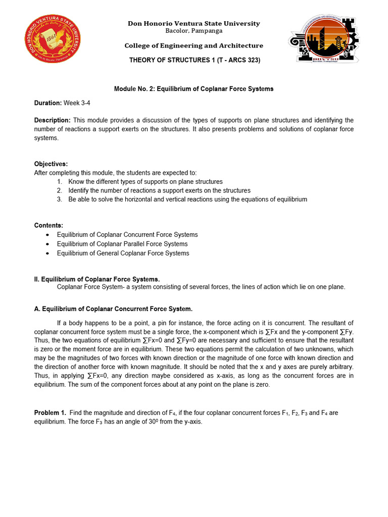 Module 2 Tars Tos | PDF | Force | Chemical Equilibrium