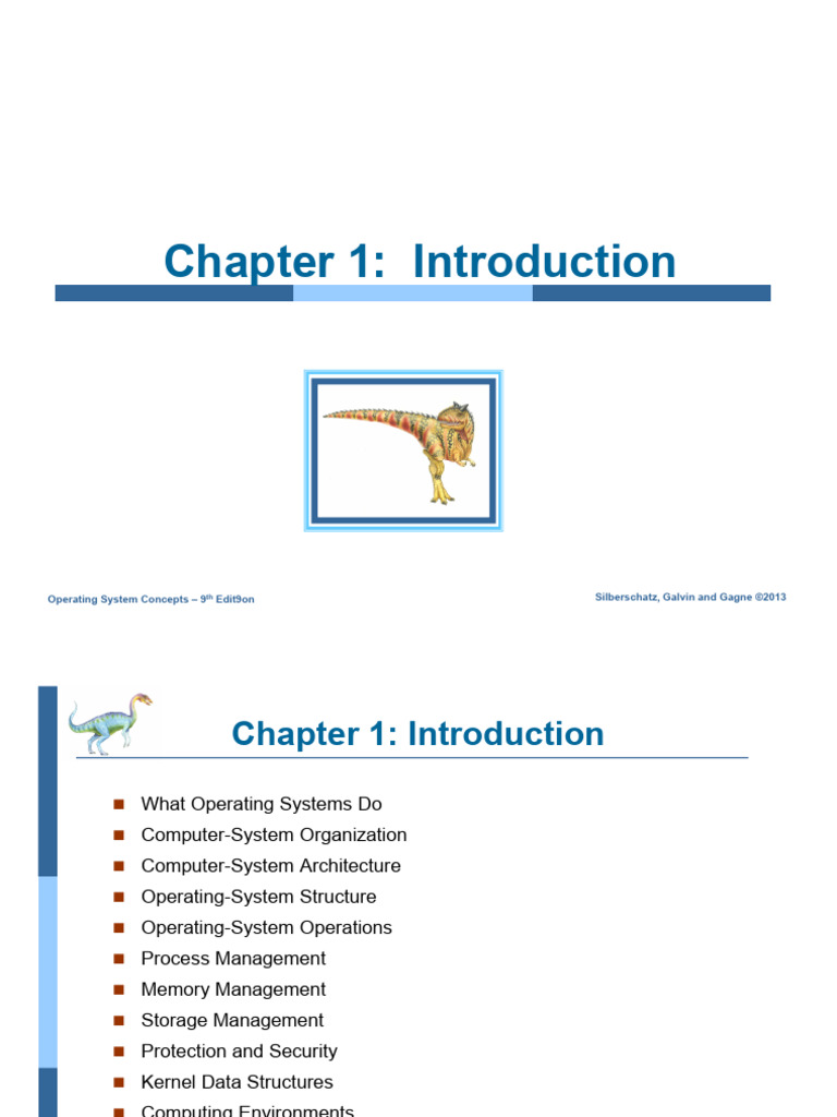 ch1 Introduction | PDF | Operating System | Cache (Computing)