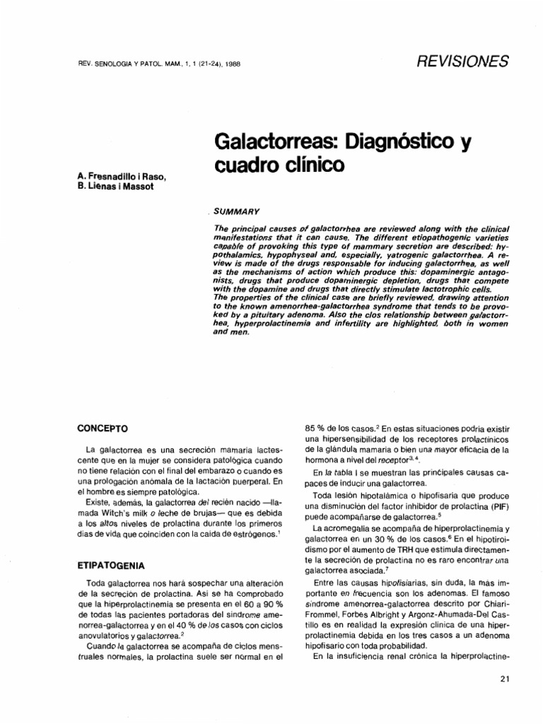 Galactor Re A | PDF | Reproducción humana | Glándulas