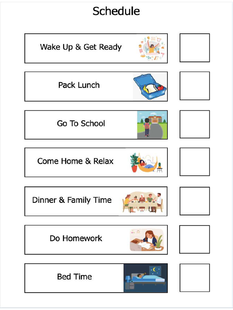Daily Schedule | PDF