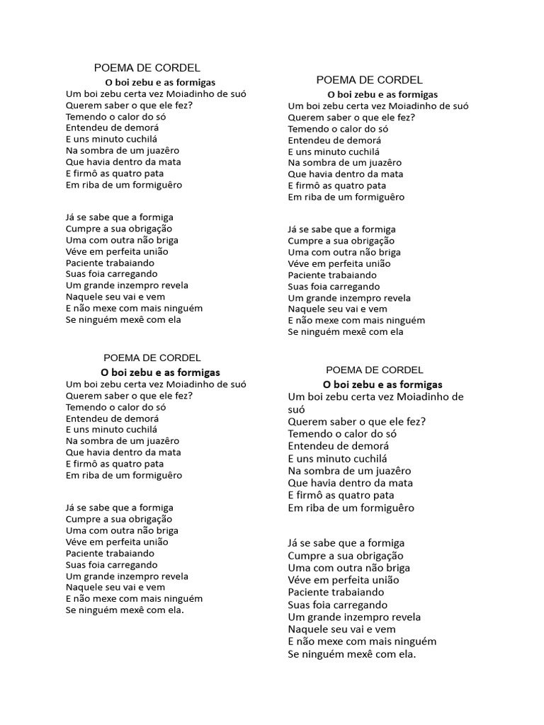 Poema De Cordel Pdf