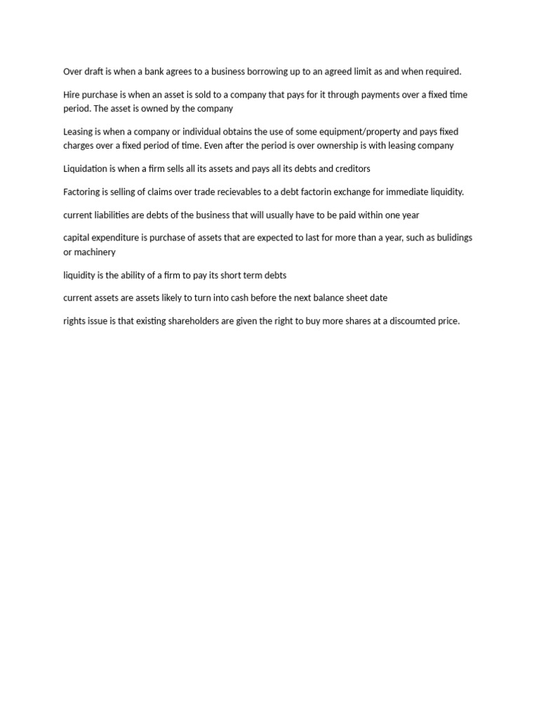 Business Class Work | PDF