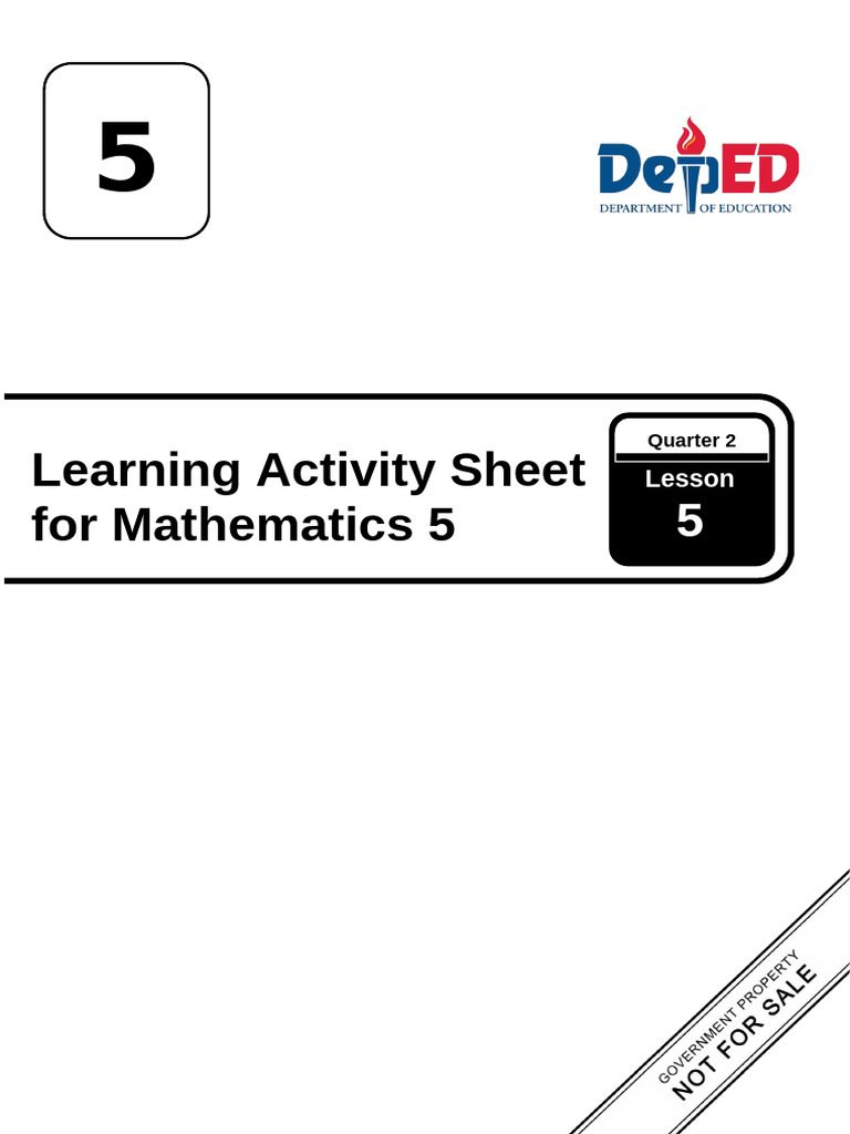 Decimal Operations for Grade 5 Math | PDF | Equations | Mathematics