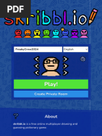 Skribble - Io - Online Pictionary Instructions | PDF | Button (Computing) | Software