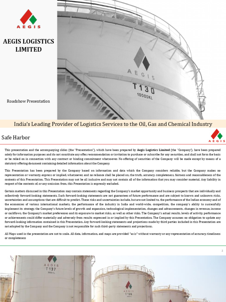 Aegis Presentation Q2FY23 | PDF | Liquefied Petroleum Gas