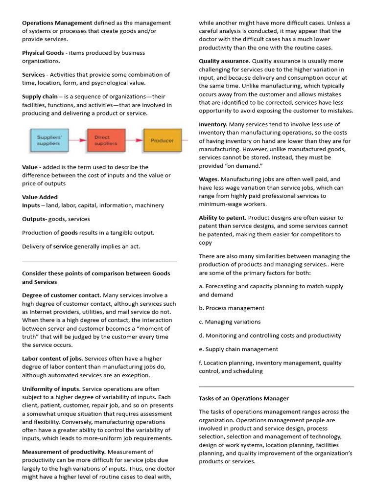 Understanding Operations Management | PDF | Strategic Management ...