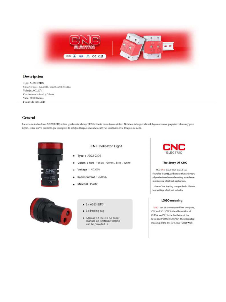 Ficha Tecnica - Piloto CNC | PDF