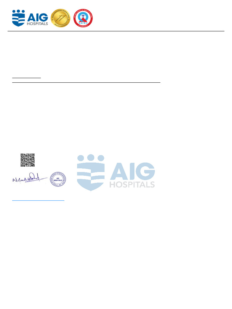 AIG Medical Invitation | PDF